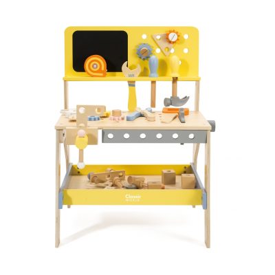 Lesena delovna miza s tablo - Classic World - miniLu - trgovina za otroke